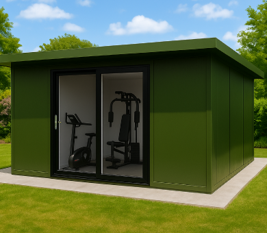 Steel Garden Building | Fully Insulated DIY Steel Garden Room Kits